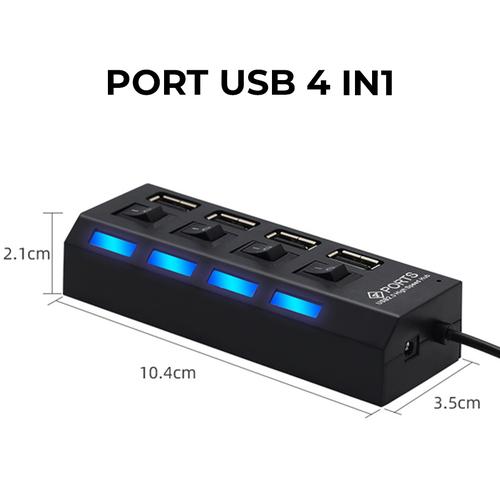 Promo USB HUB tombol on off adapter Port Usb portable colokan Sambungan ...