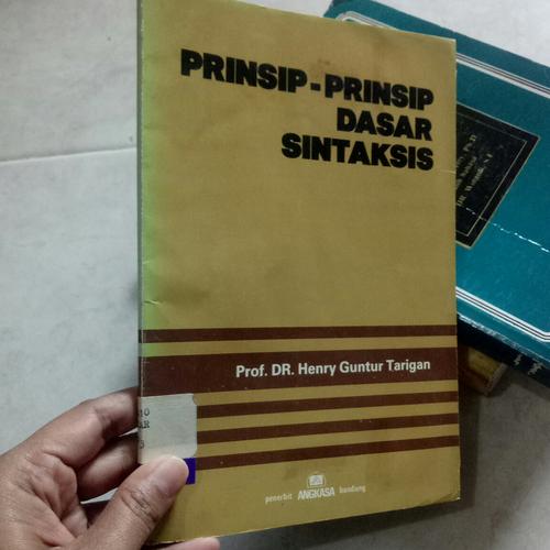 Jual Prinsip-Prinsip Dasar Sintaksis by Prof. Dr. Henry Guntur Tarigan - Kota Surakarta ...