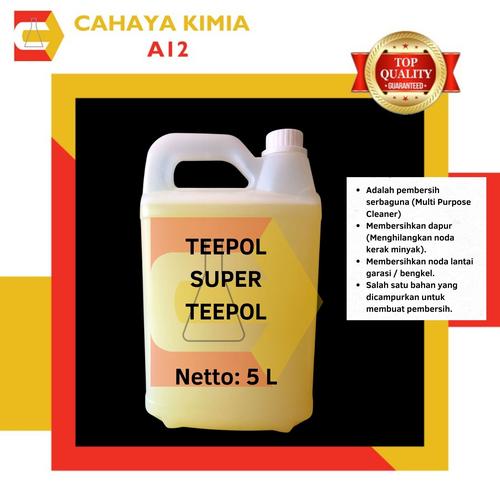 Jual Super Tepol Teepol Teppol 5 Liter Multi Purpose Cleaner - Degreaser - Jakarta Utara ...