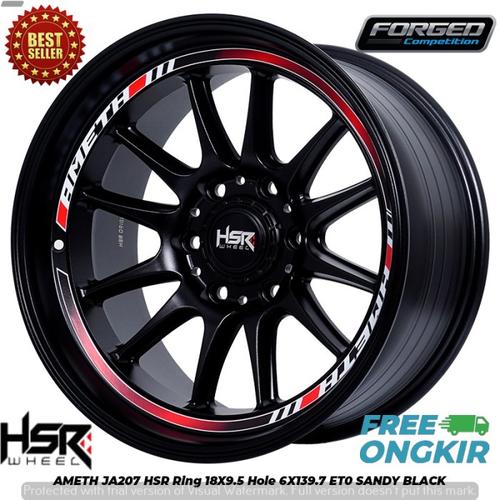 Jual Velg mobil fortuner AMETH HSR R18 LEBAR 9.5 PCD6X139,7 ET0 SANDY ...