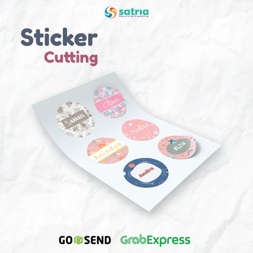 Jual Cetak Stiker/ Print Stiker/ Print Stiker Label + Cutting (Kiss Cut ...