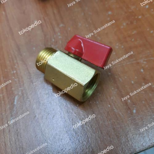 Jual Mini Ball Valve Male Female 1/4" inch Kuningan Drat Luar Dalam - Jakarta Barat - JAYA ...