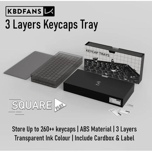 Promo PBTFANS KEYCAP TRAYS - 3 Layers hold up more than 260 keys ...