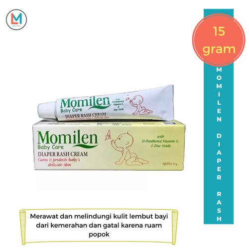 Jual Momilen Diaper Rash Cream 15 gram | Krim Ruam Popok - Kota ...