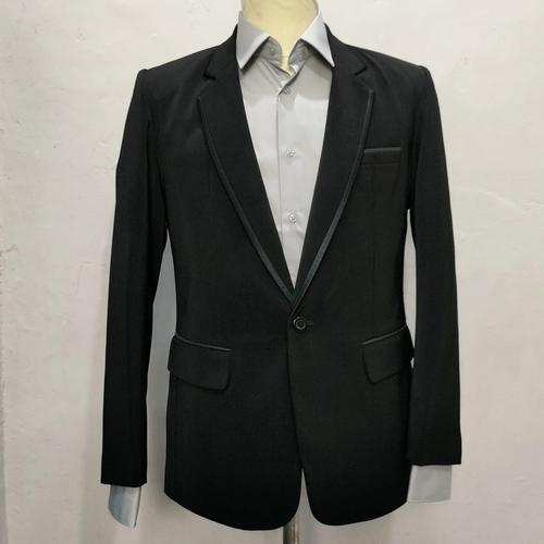 Jual Jas / Balzer LIST dan Jas Kancing 1 Pria Hitam Bahan Twist - JAS ...