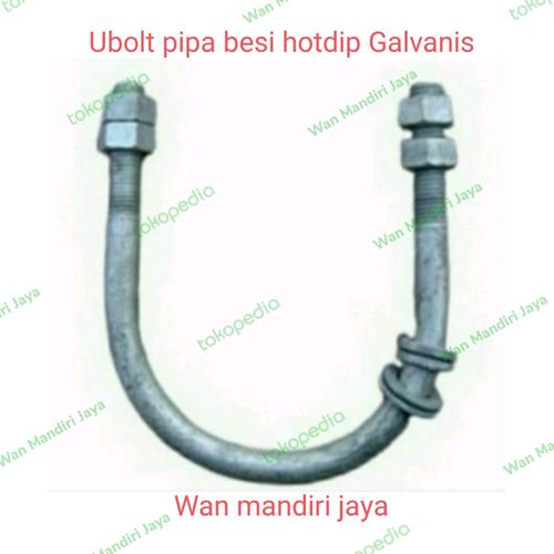 Jual ubolt / u bolt pipa 12" besi 12mm Galvanis Hotdip ( HDG ...