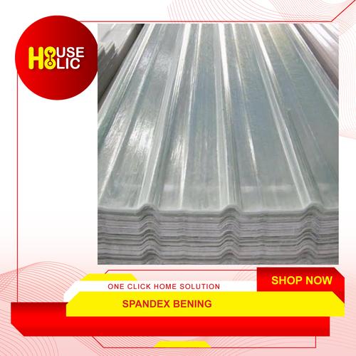 Jual Atap Seng Spandek Bening Ombak Spandex 5 Gelombang Spandeck ...