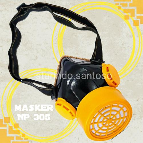 Jual Masker NP 305 respirator filter anti asap debu kimia polusi safety ...