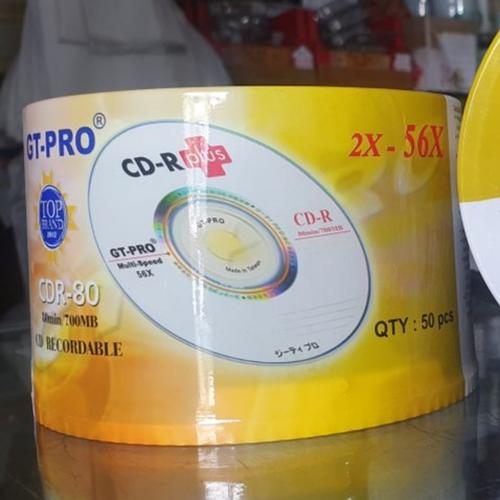 Jual CD-R Plus GT-PRO CDR + GTPRO 700MB 80 menit 50 pieces GT-PRO CD-R ...