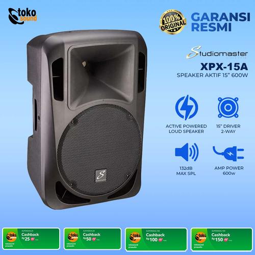 Jual Studiomaster XPX-15A XPX 15A Speaker Aktif 15 Inch - Jakarta Barat - tokosound proaudio ...