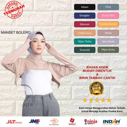 Jual Jordi Hijab - Manset Tangan Sambung Balero Manset Bolero Anti ...