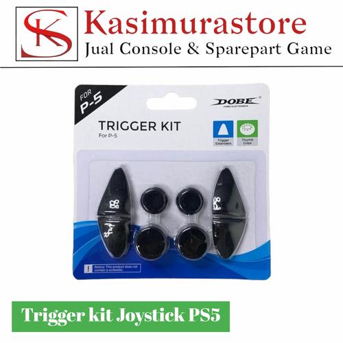 Jual DOBE Trigger Kit Stik PS5 Dulasense Thumb Grip 8in1 - Jakarta Barat - KasimuraStore ID ...