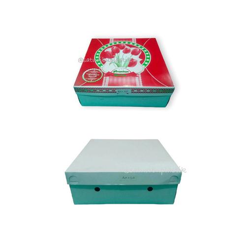 Jual Dus Kue Dus Snack Box Kotak Nasi Polos atau Motif Semua Ukuran ...