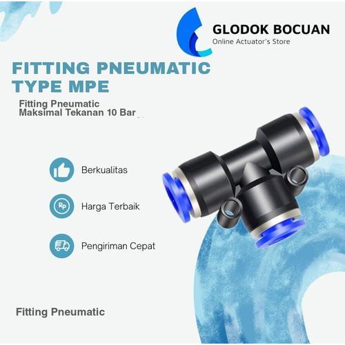 Jual MPE SLIP LOCK FITTING PNEUMATIC TEE TYPE PE - Jakarta Barat ...
