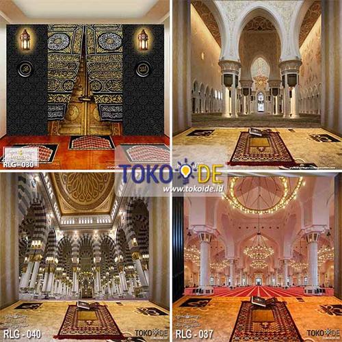Jual 3D Wallpaper Custom Dinding Mihrab Masjid | Sticker musholla rumah ...