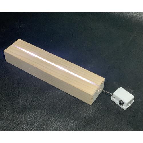 Jual stand akrilik led kayu dudukan + batre - 10 cm, warm white - Kota ...