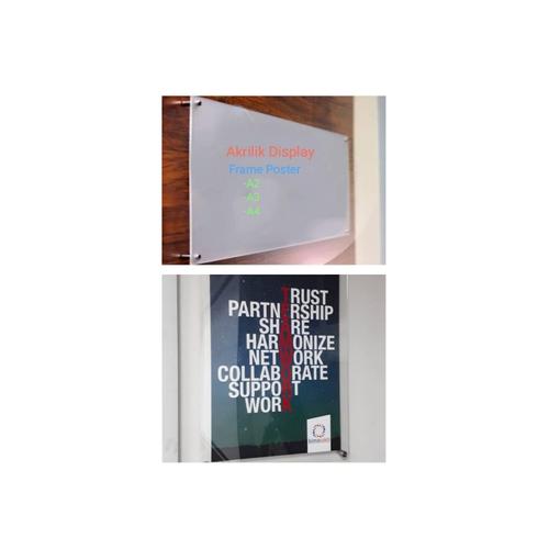 Jual Acrylic Frame/Poster Display Display Akrilik Ukuran A2 A3 A4 ...