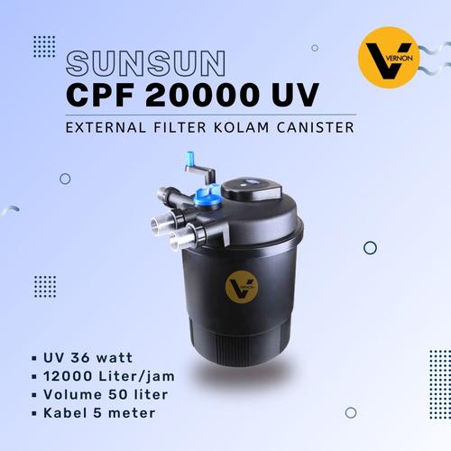 Jual SUNSUN CPF 20000 UV 12000 Liter External Filter Canister Kolam - Sunsun CPF20000 - Kota ...