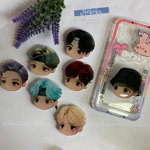 Jual Popsocket bts tinytan griptok acrylic tinytan BTS Army lucu pop ...