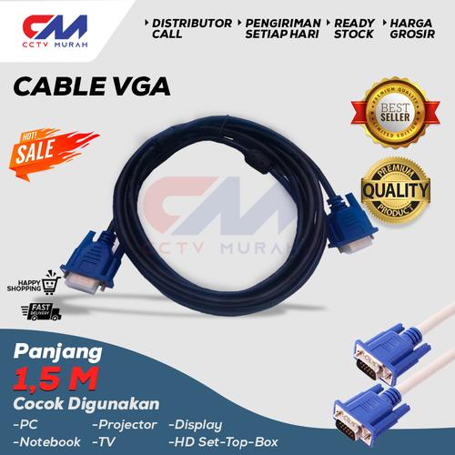Jual Kabel VGA Thunderin VG-105 Biru - Panjang 1,5 Meter - Jakarta Barat - LARIS CCTV_NEW ...