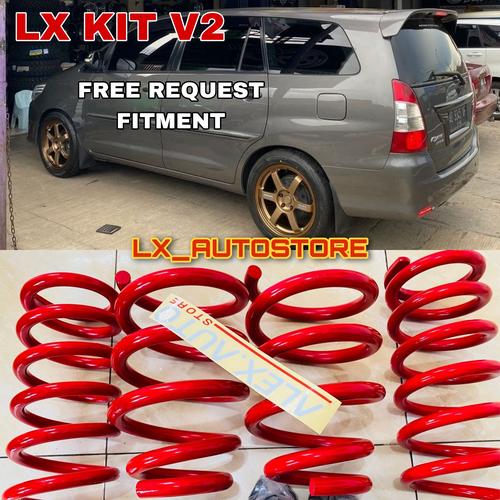 Jual LOWERING KIT INNOVA DIESEL BENSIN 2KD PER CEPER CUSTOM LX KIT V2 ...
