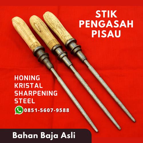 Jual Alat Pengasah Pisau Stik / Besi Pengasah Pisau / Sharpening Steel ...