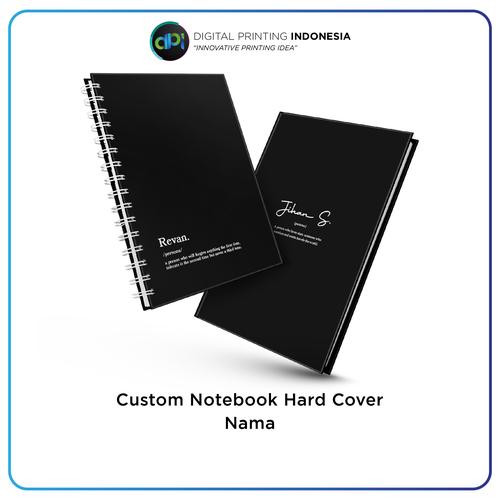 Jual Custom Buku Catatan Notebook Hard Cover Nama - Journal Paperbook ...