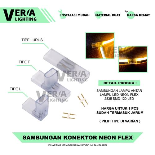 Jual Sambungan Konektor Lampu Neon Flex 220V LED Fleksibel Neonflex ...