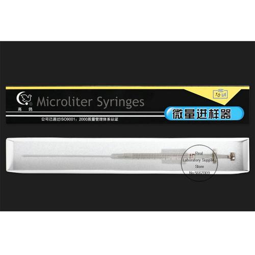 Jual GC HPLC Microliter Syringe Gas Chromatography ujung runcing - 1uL ...