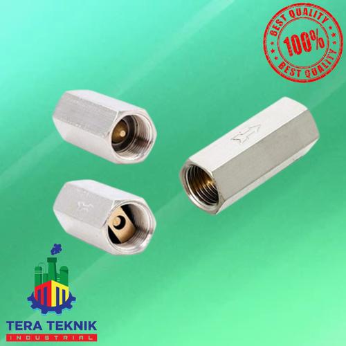 Jual Check Valve Angin 1/8" 1/4" 3/8" 1/2"(READY STOCK) - 04-1/2 ...