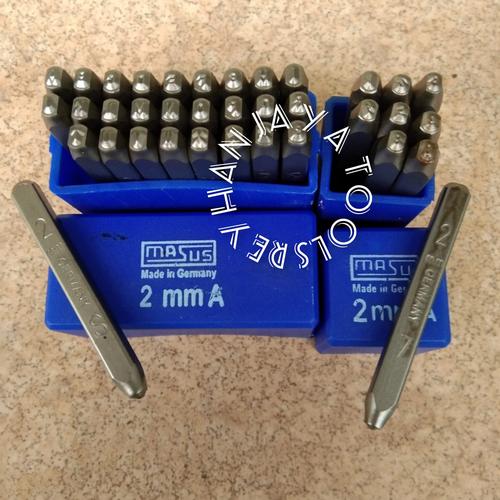 Jual Huruf dan angka ketok set 2 mm Heavy Duty Original Masus Germany ...