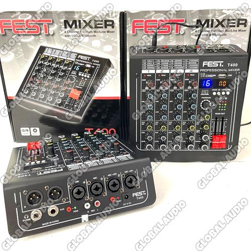 Jual Mixer Audio Fest T400 4channel Original T 400 Mixing 4 t400 Bagus - Jakarta Barat ...