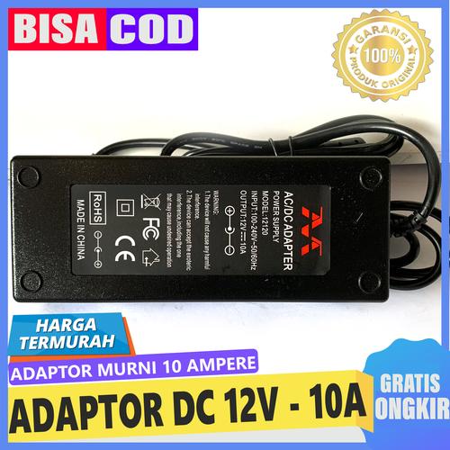 Promo Adaptor DC 12v 10a - Adaptor Murni Arus 12 volt 10 ampere - Kota ...