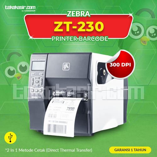 Jual Zebra ZT230 Printer Barcode Industrial 300DPI - Kota Surabaya ...