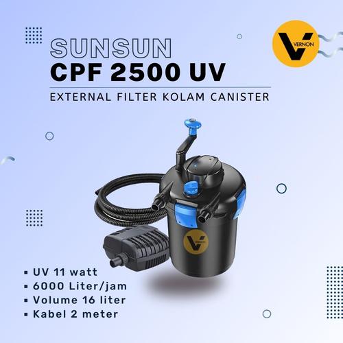 Jual SUNSUN CPF 2500 UV 6000 Liter External Filter Canister Eksternal ...