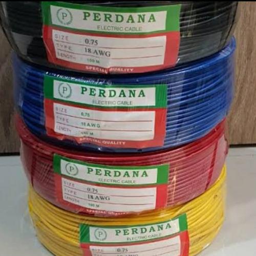 Jual Kabel NYAF 0,75 mm ( kabel serabut ) PERDANA - Biru - Jakarta ...