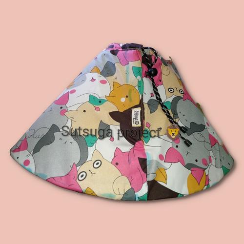 Jual Collar Busa Kain Tebal & Lembut / Corong Kucing & Anjing - L - Kab ...