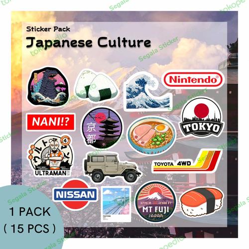 Jual Sticker Pack Japanese Culture | Sticker Tumbler Helm Laptop ...