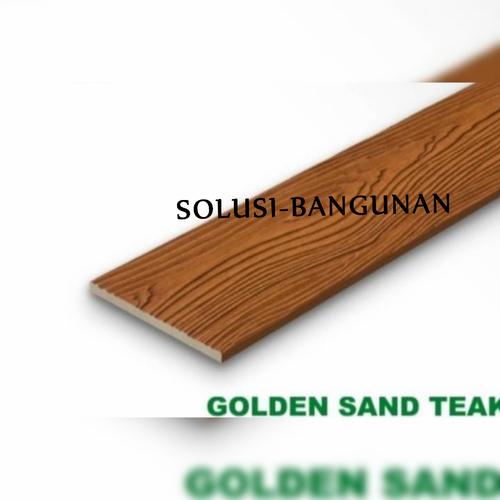 Jual SHERA PLANK GOLDENSAND TEAK 8MM - 4M / LISPLANK WARNA / LISPLANK ...