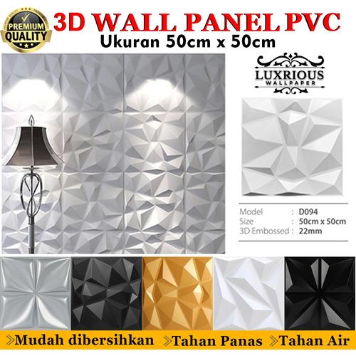 Jual 3D WALLPANEL Wall Panel PVC 50cm Bukan wallpaper sticker foam interior - wall panel 1 ...
