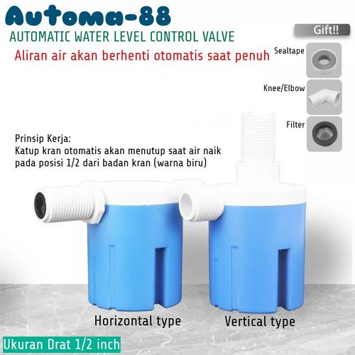 Jual Pelampung Keran Air Toren Kran Otomatis Vertical Horizontal 1/2 ...