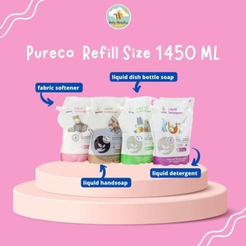 Jual Pureco Refill Eco Pack 1450ml /Liquid detergent/ Liquid handsoap ...
