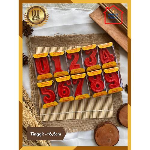 Jual Lilin Angka Ulang Tahun / Lilin Ulang Tahun Garuda Merah Ukuran ...