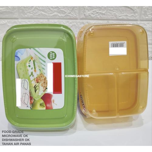 Jual Tempat Bekal Partisi Food Grade BPA Free Tebal Meal Box Healthy ...