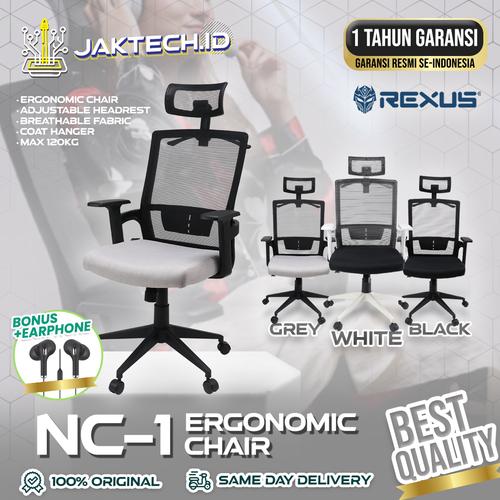 Jual Rexus NC1 NC-1 Ergonomic Office Chair Kursi Kantor Ergonomis ...