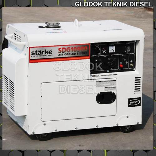 Jual Starke Generator Genset Diesel Silent 6 KVA 6500 Watt Solar SDG ...