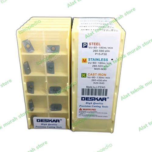 Jual INSERT APMT 1135-M2 LF6018 DESKAR INSERT R0. 8 MURAH BERKUALITAS - 1 kotak - Kab. Tangerang ...