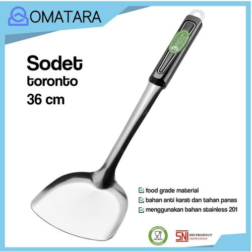 Jual SPATULA SUTIL STAINLESS STEEL SODET MASAK ANTI PANAS UKURAN 36 CM ...