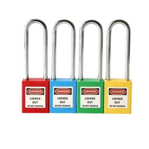 Promo TERLARIS Safety Padlock Loto 76mm Long Steel Shackle - Merah ...