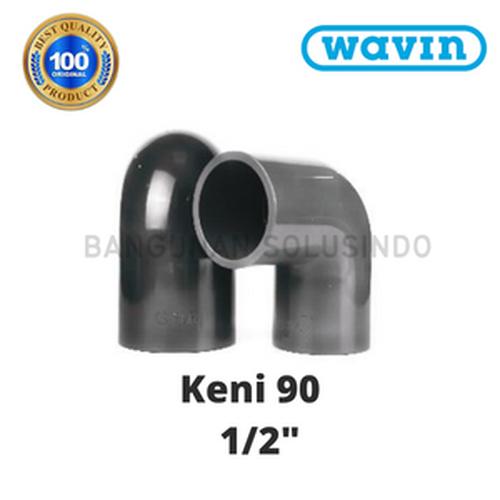 Jual Keni 90° (AW) / Wavin ORIGINAL Fitting Pipa PVC - 1/2" - Jakarta ...